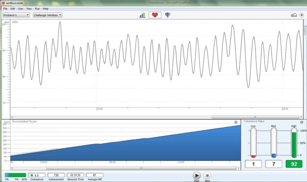 HeartMath – Messung der Herzratenvariabilität (HRV)